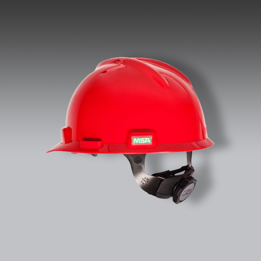Cascos para la Seguridad Industrial Rojo V Gard Modelo V Guard Hard Marca Msa, Cascos de ...