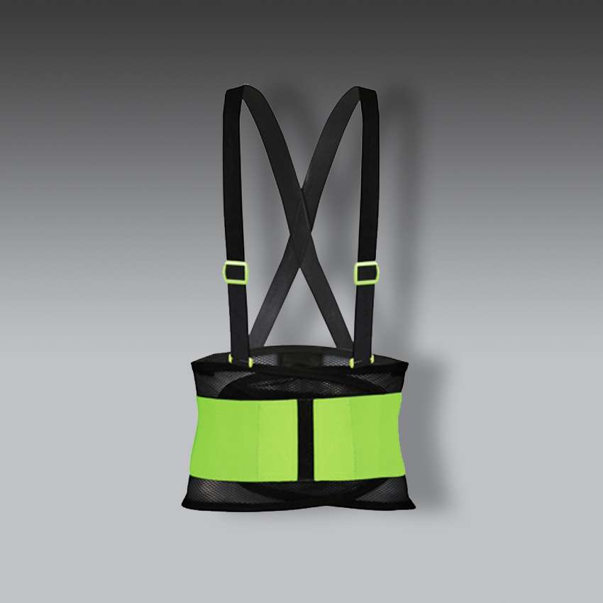 Fajas para la Seguridad Industrial Soporte Sacrolumbar De Mallacon Con Banda Doble Modelo Jyr ...